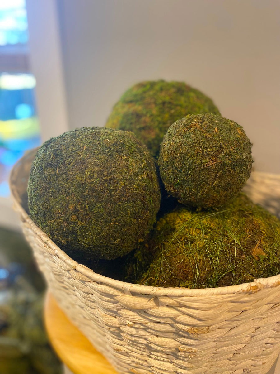 Moss Spheres - home decor item